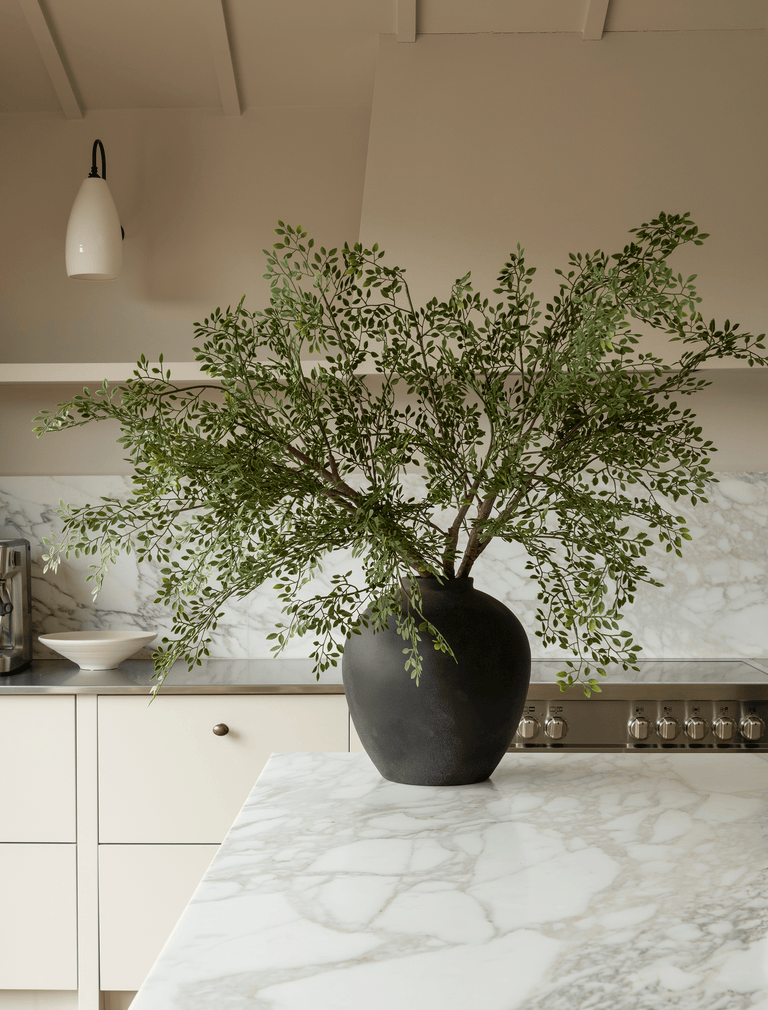 Faux Oversized Ruscus Branch (2 Branches) – contempee